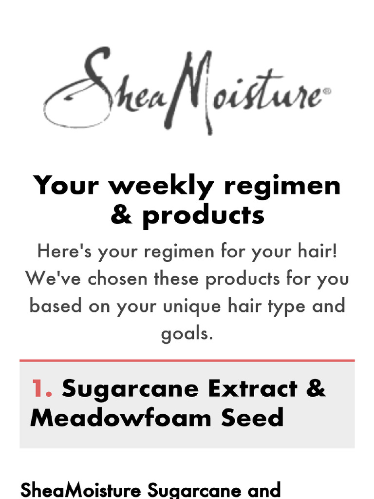 Shea Recommendations | PDF