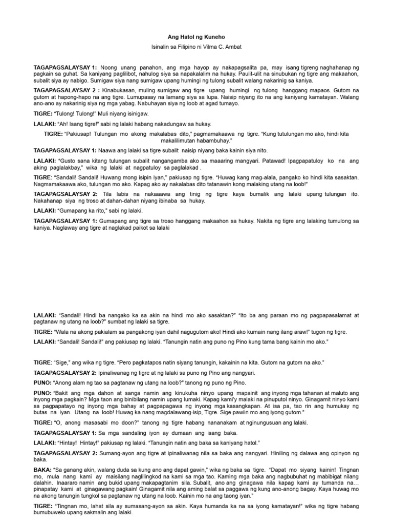 Ang Hatol NG Kuneho | PDF