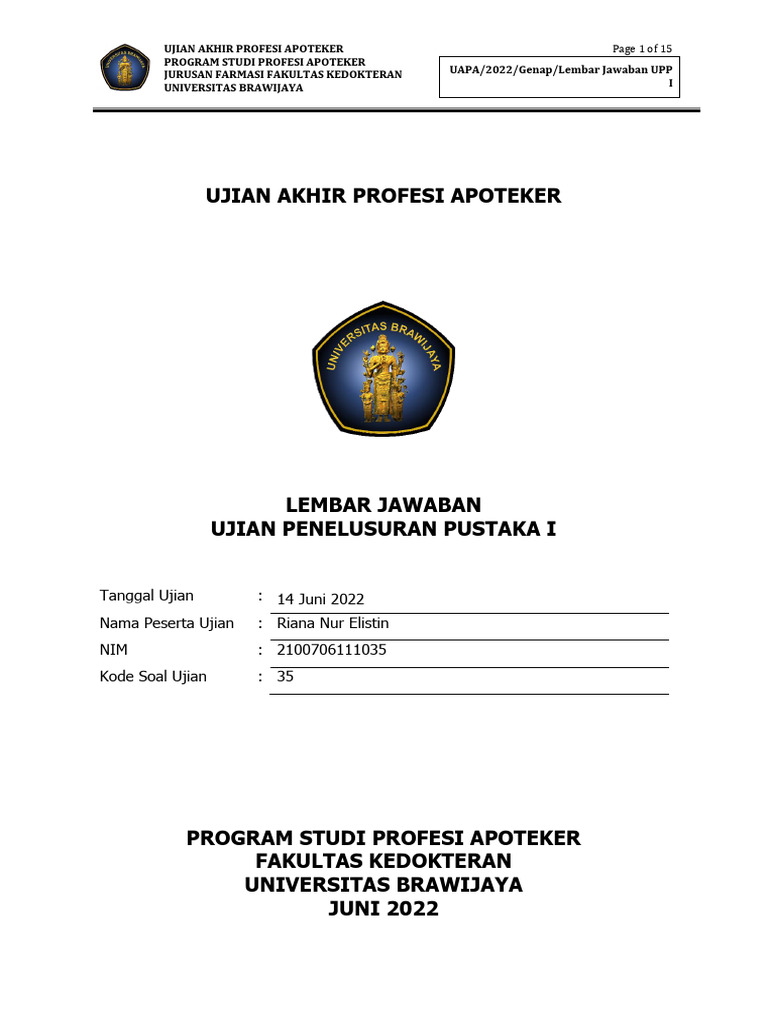 Ujian Lisan | PDF