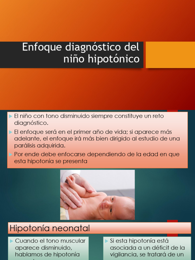 Enfoque Diagnóstico Del Niño Hipotónico | PDF