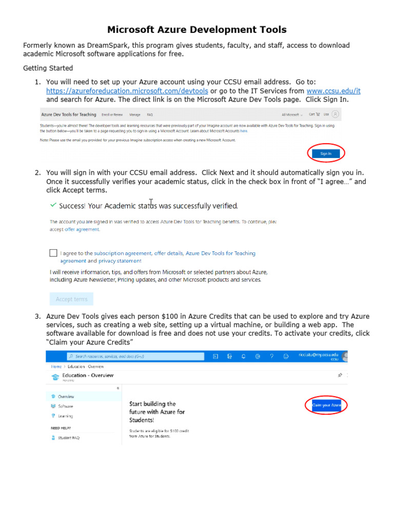 Azure for Students | PDF