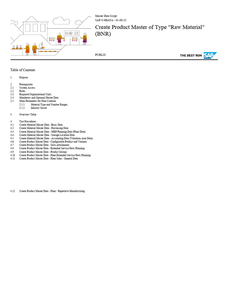 BNR S4hana2022 Master Data en XX | PDF | Information | Real Estate ...