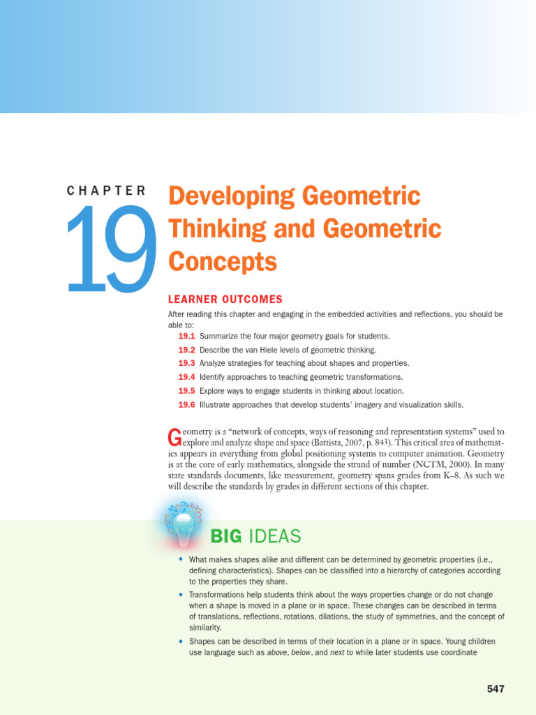 Chapter 19 - Geometry | PDF