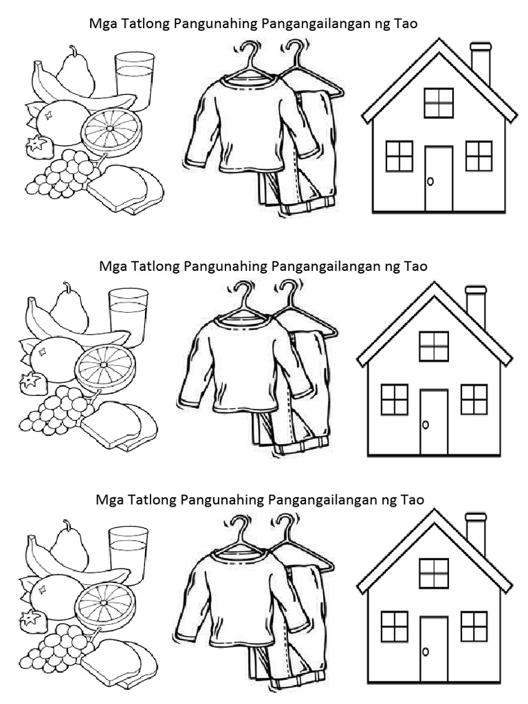 3 Pangangailangan NG Tao | PDF