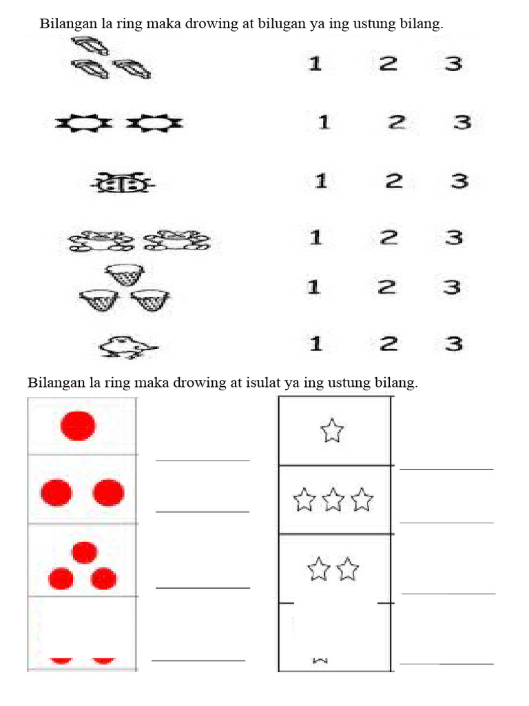Bilang 1 2 3, Parte NG Katawan | PDF