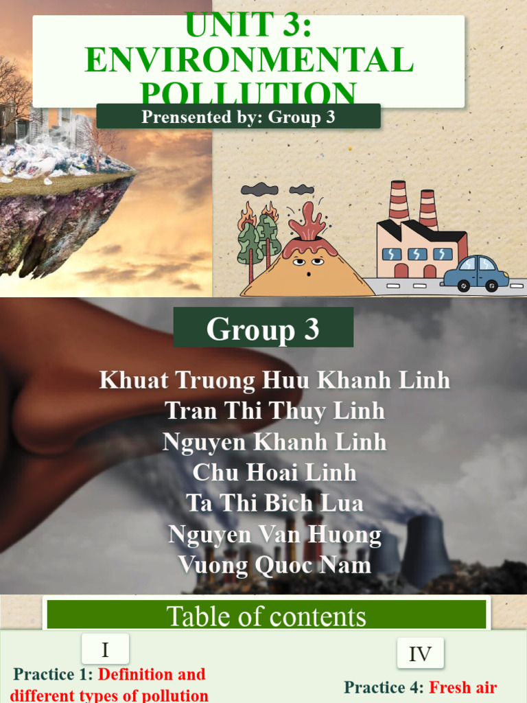 Biên Dịch G3 Environmental Pollution | PDF