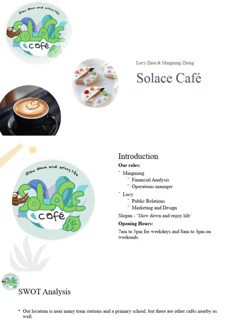 MINGMING Solace Cafe PresentationHASS | PDF