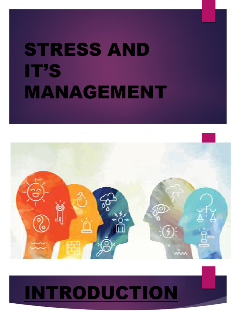 Stress and It's Management | PDF | Stress (Biology) | Behavioural Sciences