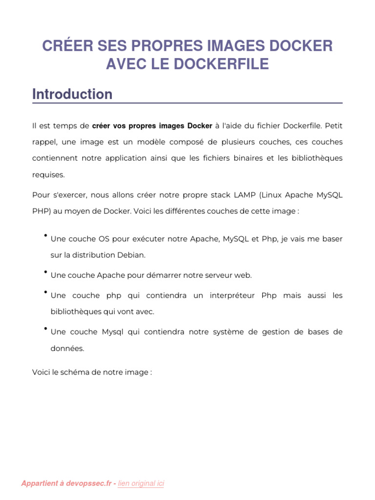 07 - Creer-Ses-Propres-Images-Docker-Dockerfile | PDF