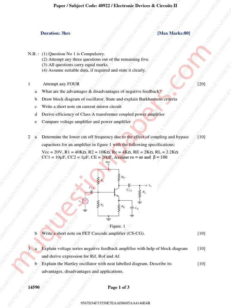Be - Electronics Engineering - Semester 4 - 2022 - December ...