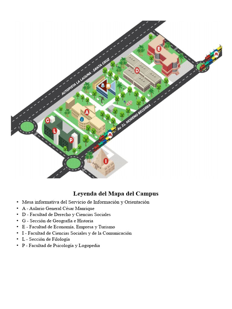 Mapa Del Campus de Guajara | PDF