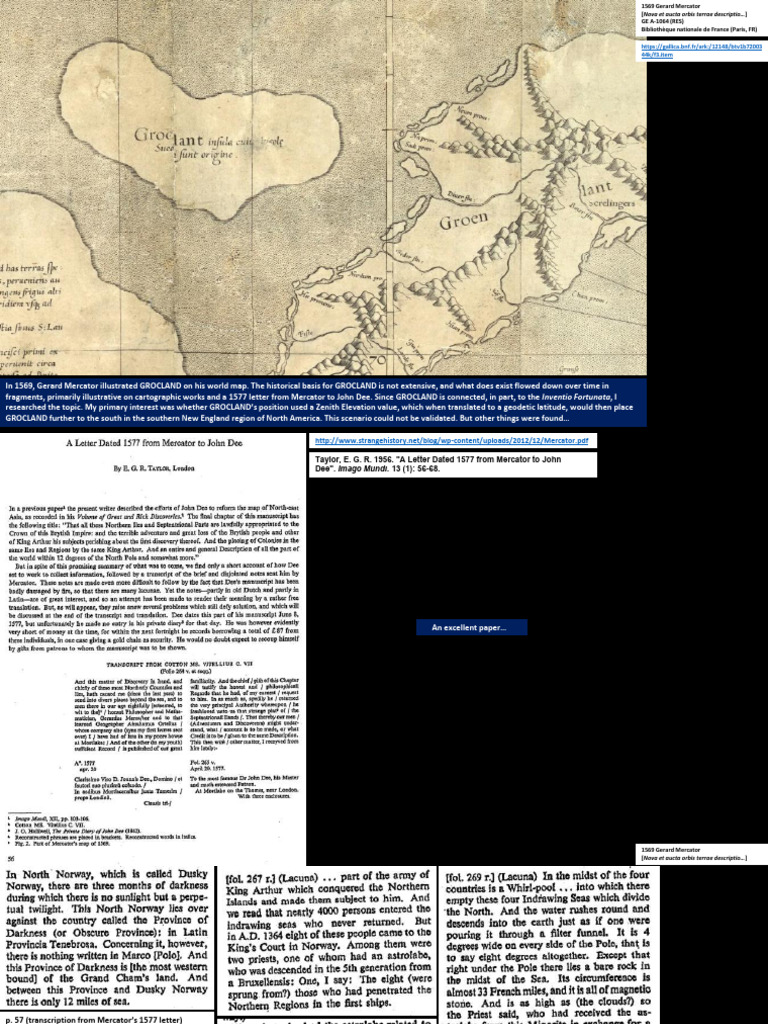 Mercator's 1569 Map Insights | PDF | Cartography | Geographical Technology