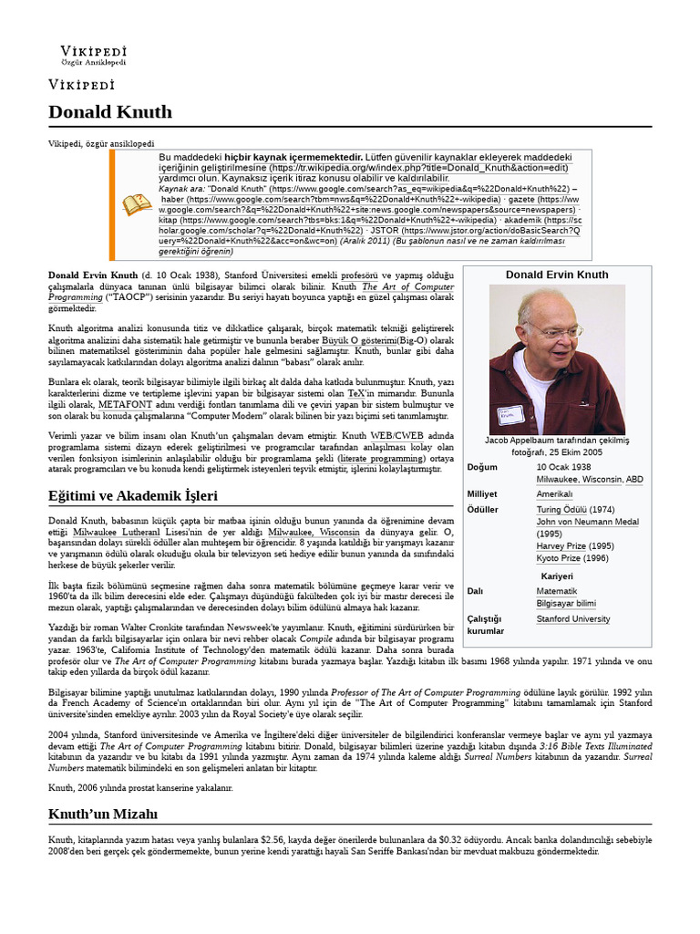 Donald Knuth | PDF