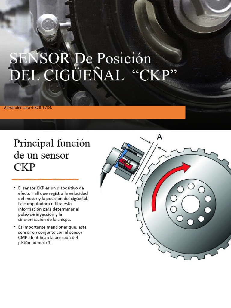 Función Y Ubicación Del Sensor Ckp Pdf Sensor Voltaje