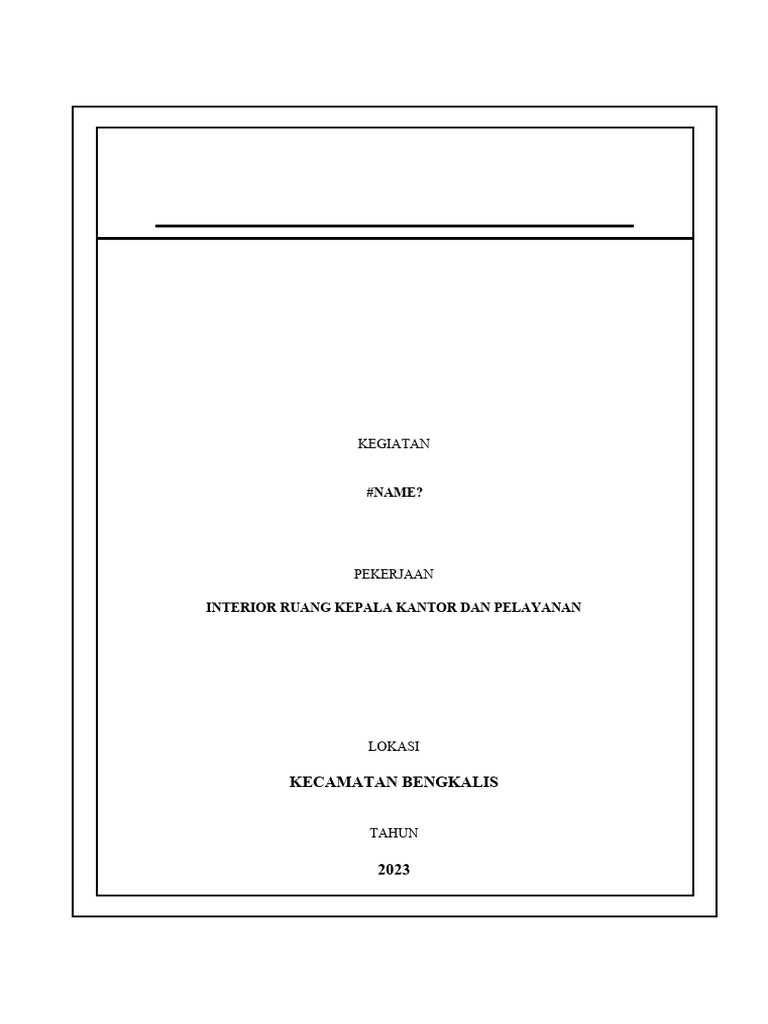 RAB - INTERIOR OFFICE KANTOR | PDF