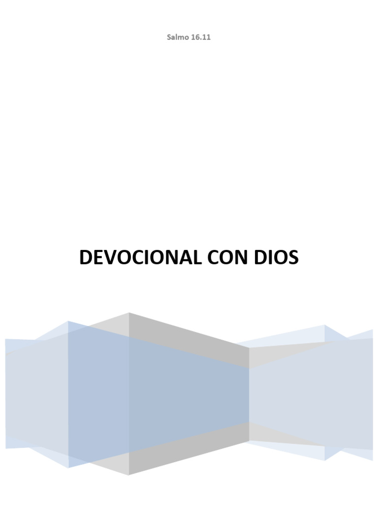 Cuaderno Devocional #1 | Descargar gratis PDF | Dios | Sabiduría