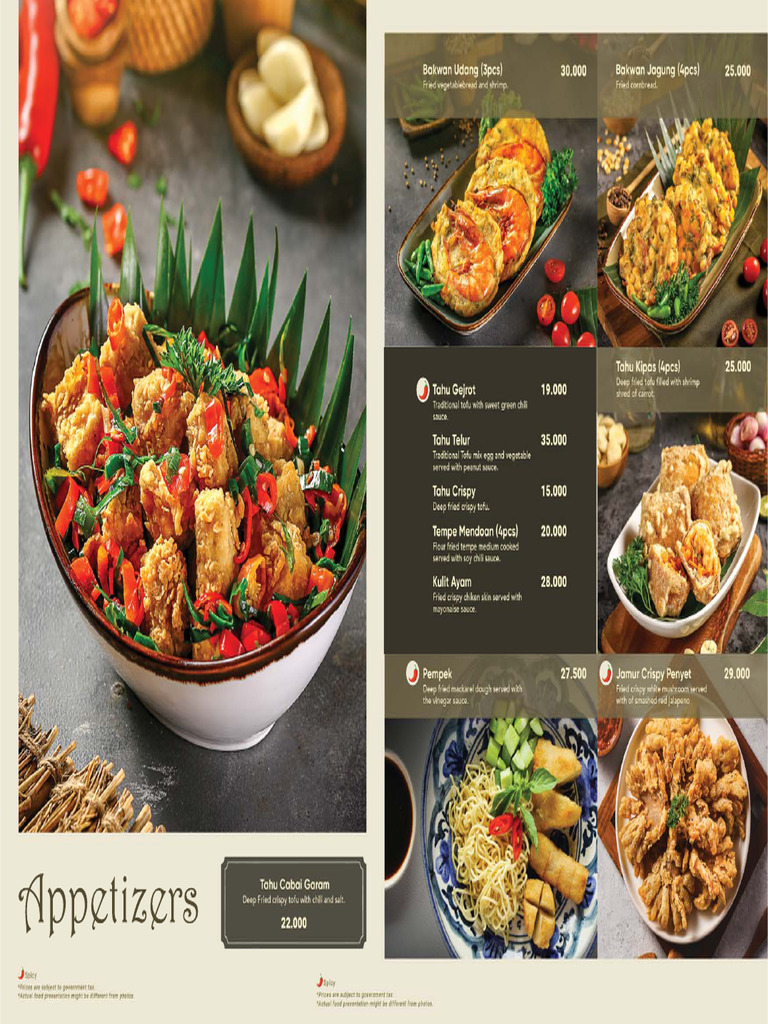 Menu Tekko RM,KGB | PDF