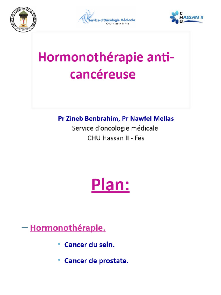 Hormonothérapie + Immunothérapie | PDF