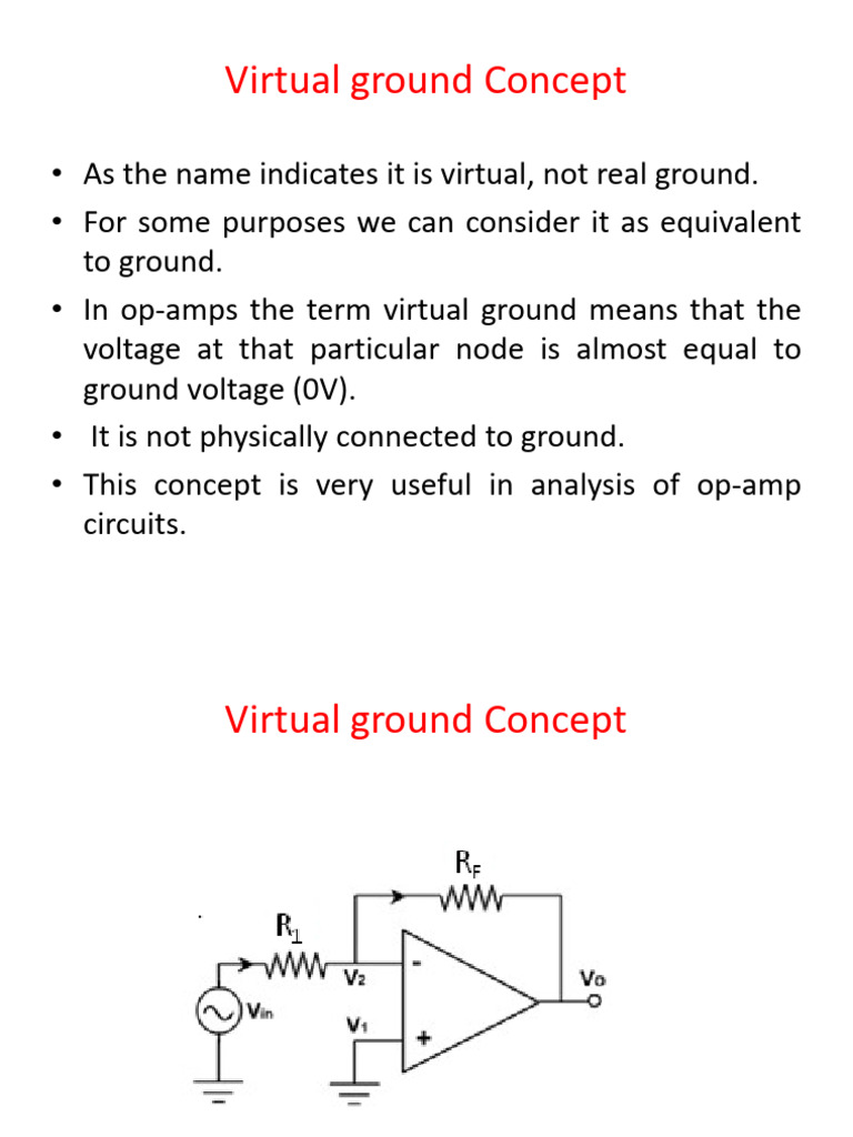 Pres5 Virtual Ground Concept | PDF