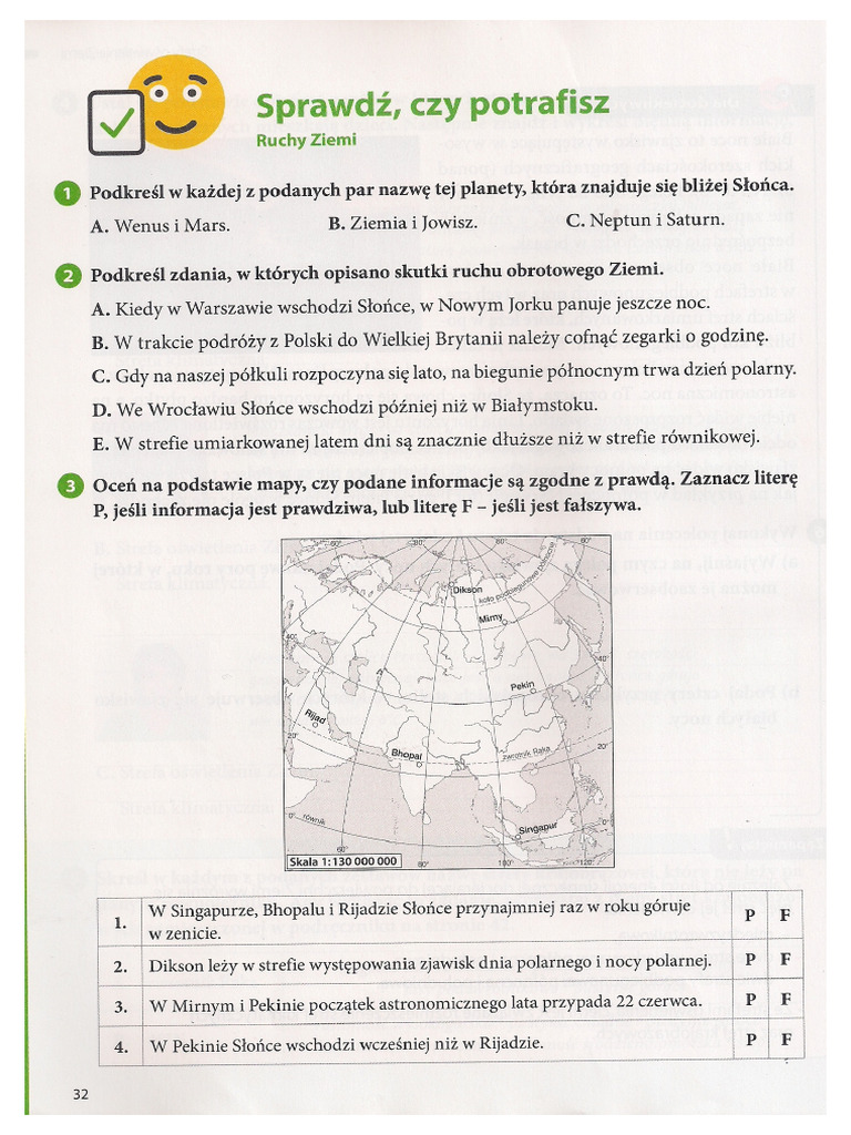 Geografia KL 7 Kartkówka | PDF