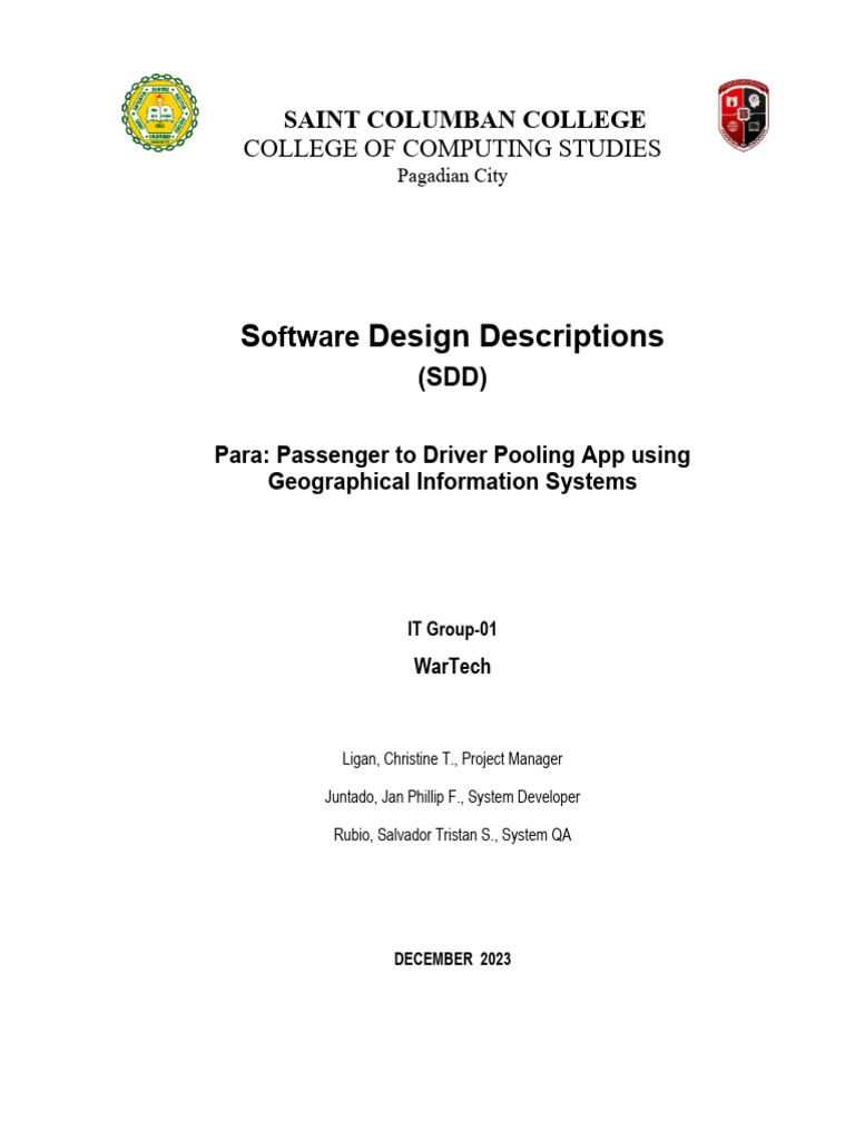 GO1 - SDD Wartech | PDF