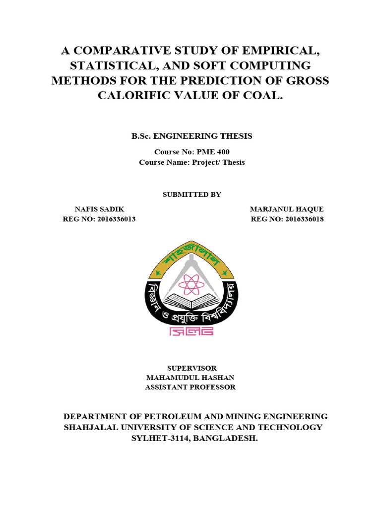 A Comparative Study of Empirical, Statistical, and Soft Computing Methods For The Prediction of ...