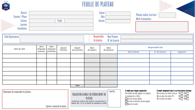 Feuille de Plateau | PDF