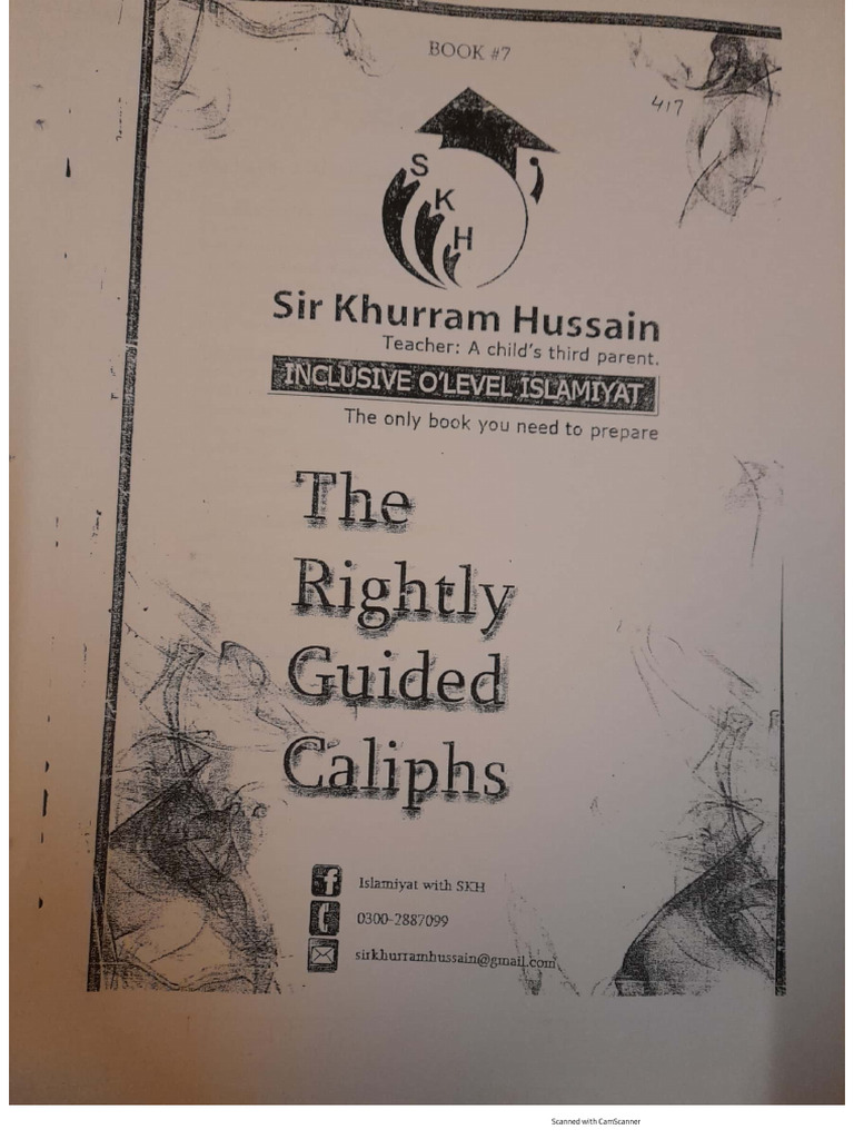 SKH The Rightly Guided Caliphs | PDF