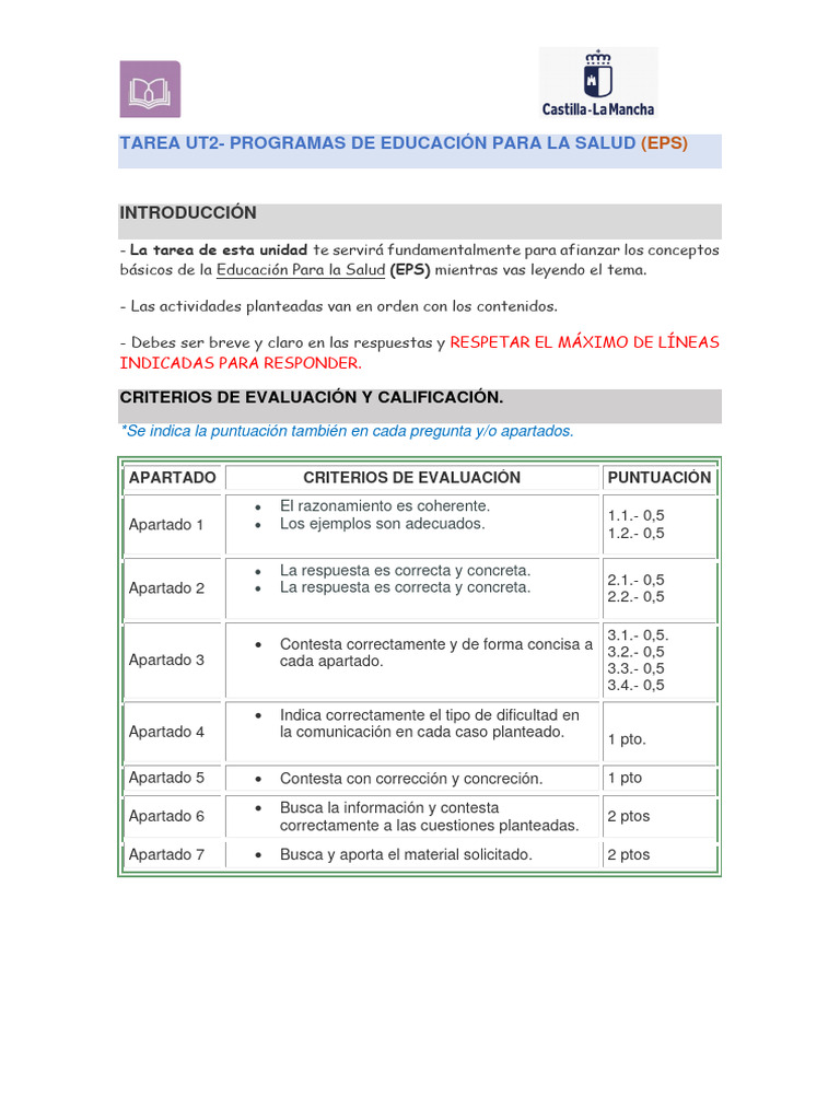 Tarea Ut 2 Programas de Eps | PDF | Ciencias de la Salud | Cuidado de la salud