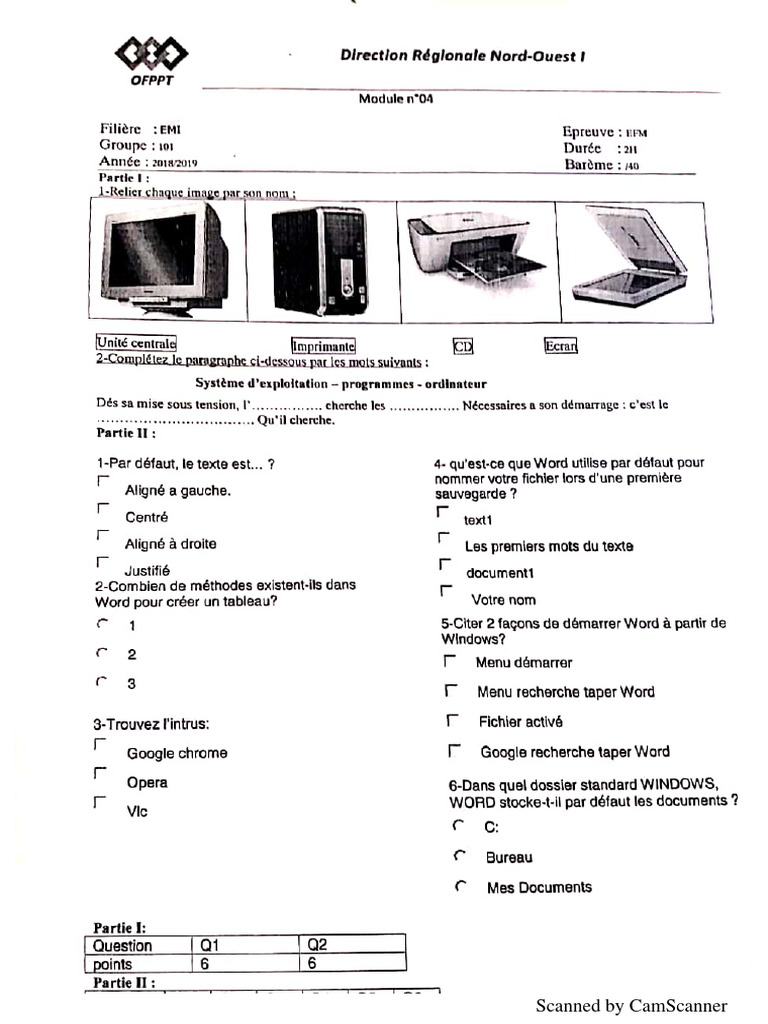 EFM Informatique (Bureautique) | PDF