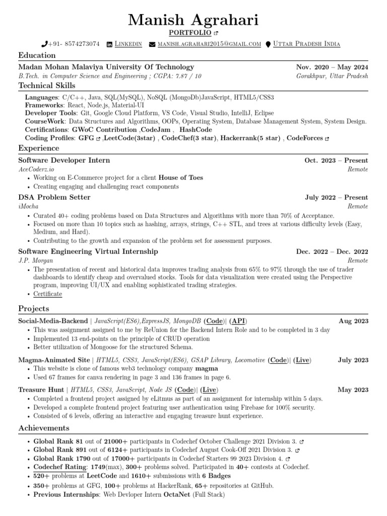 Aspiring Software Developer Profile | PDF | Art | Computers