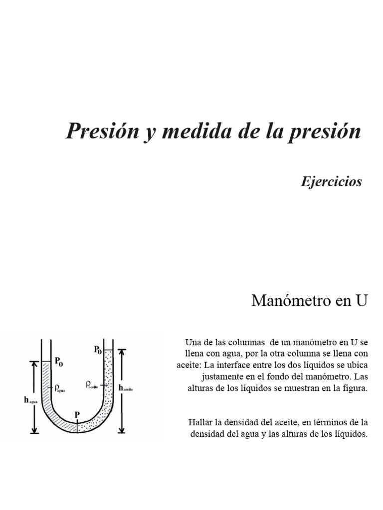 07a Ejercicios de Medición Presion-Flujo | PDF