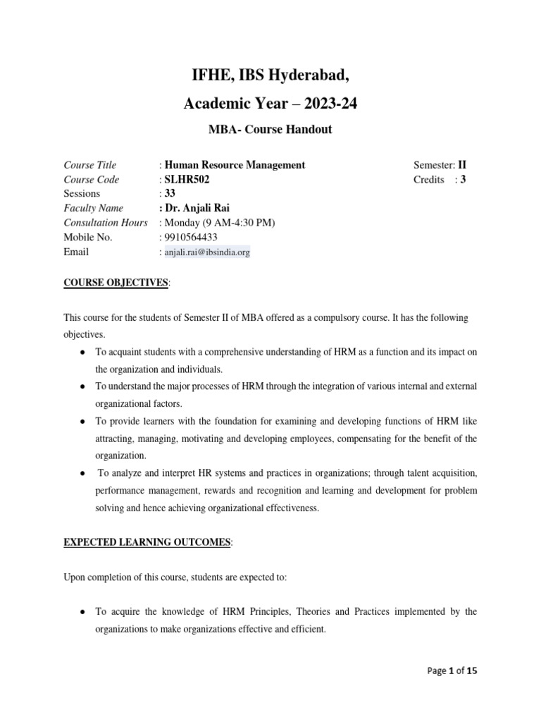 Hrm Hd Pdf Human Resource Management Performance Appraisal