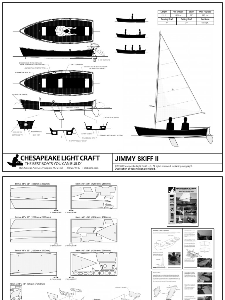 Jimmy Skiff II Study Plans B17S81 | PDF