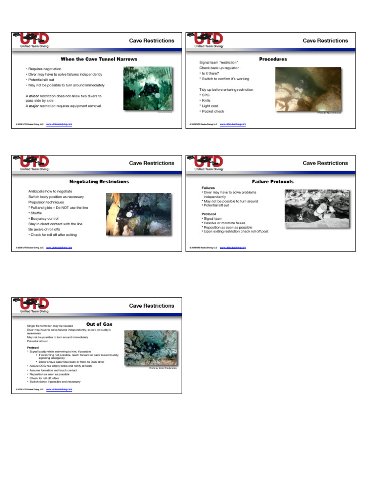 Cave Diving Safety Guide | PDF | Scuba Diving | Leisure Activities