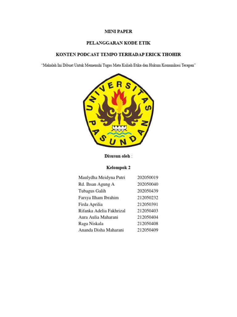 Mini Paper Etika Kelompok 3 | PDF | Ilmu Sosial