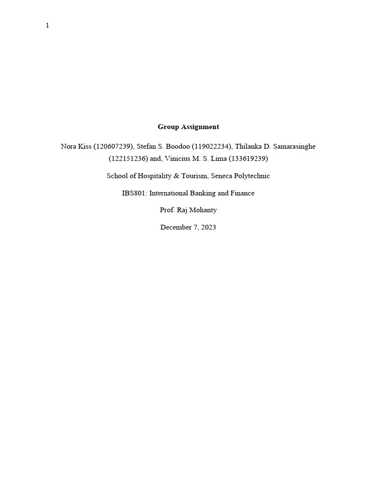 Group Assignment | PDF | Risk | Marketing Group Assignment | PDF | Risk | Marketing