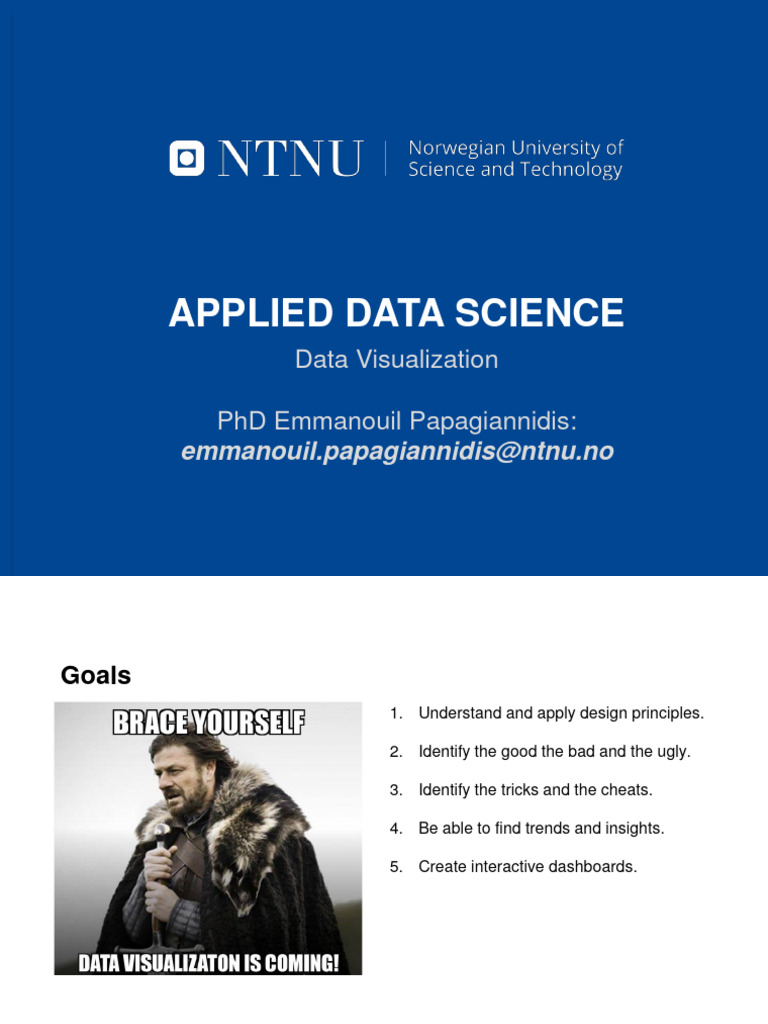 Lecture 6 - Data Visualization | PDF