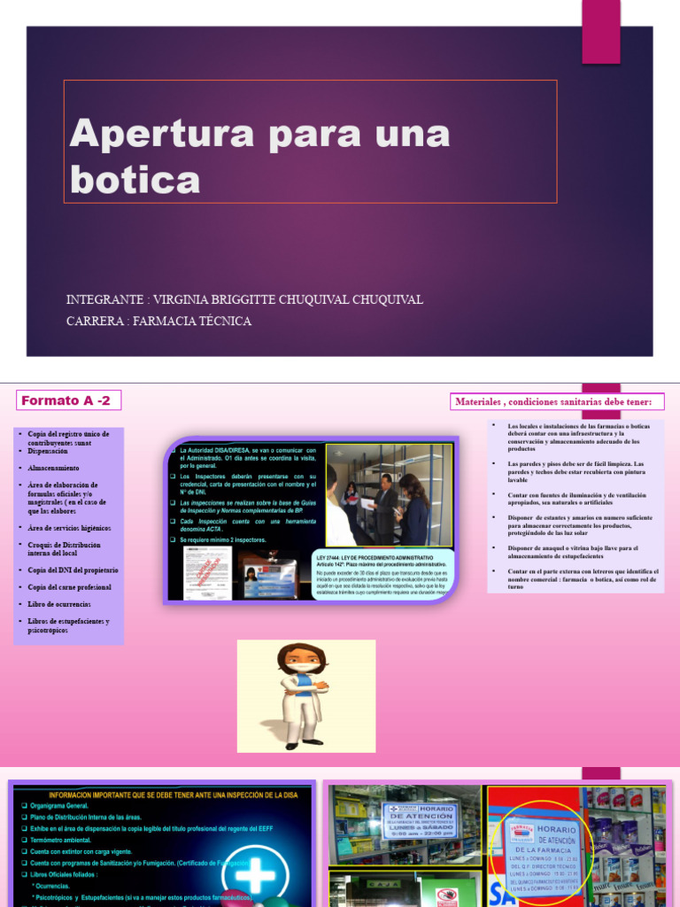 Apertura para Una Botica | PDF