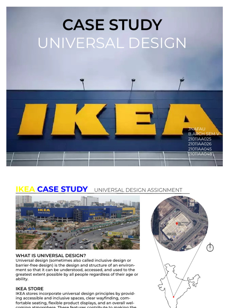 Universal Design Case Study IKEA, HYDERABAD | PDF | Parking | Wheelchair