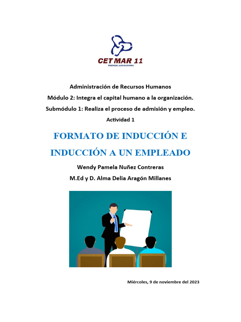 Administración de Recursos Humanos PORTADA | PDF
