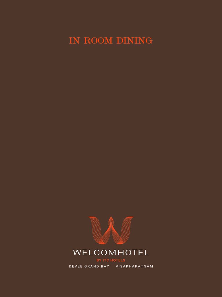 In-Room Dining Menu Overview | PDF
