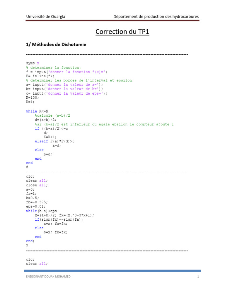 Correction Du TP1 | PDF | Technologie et ingénierie