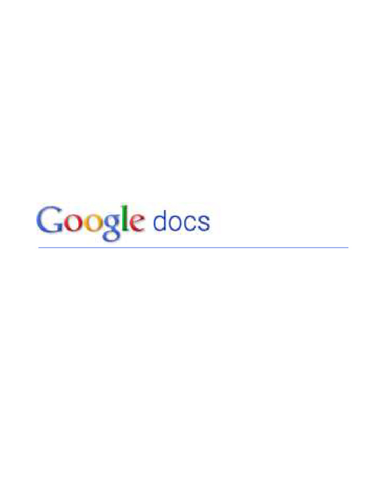 Tutorial Google Docs | PDF