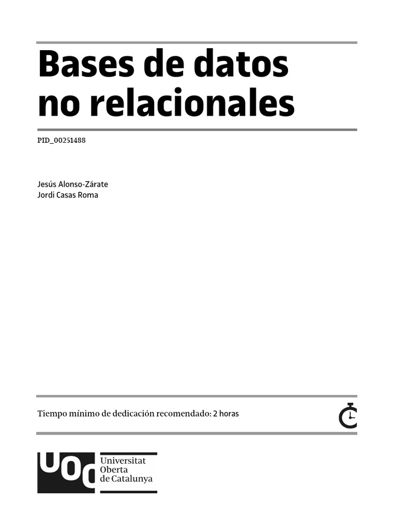 PLA6 - Bases de Datos No Relacionales | PDF | Bases de datos | No Sql