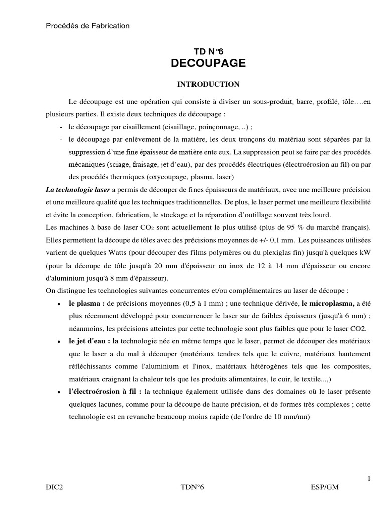 TD6 Etudiants | PDF
