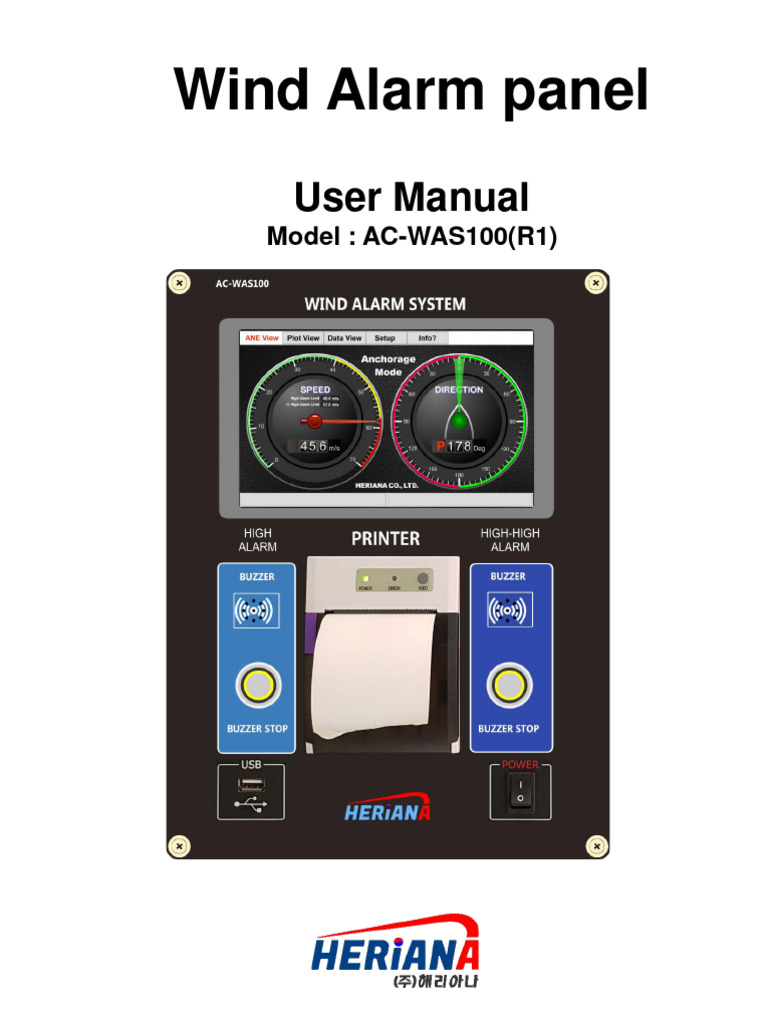 Manual - WAS100 (R1) Anemometer | PDF | Usb Flash Drive | Button ...