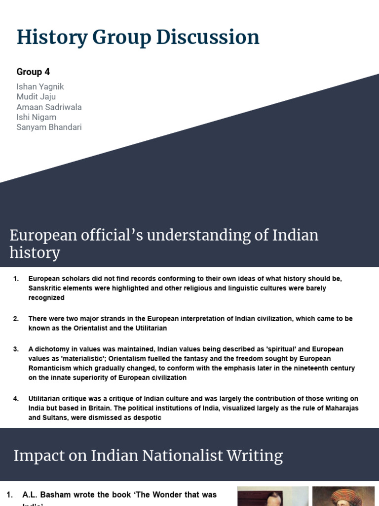 History Group Discussion | PDF | Nationalism | Orientalism
