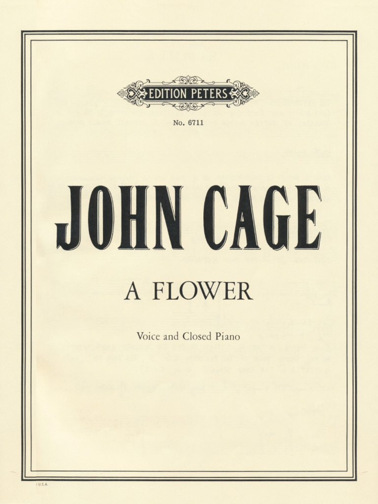 Cage - Flower | PDF