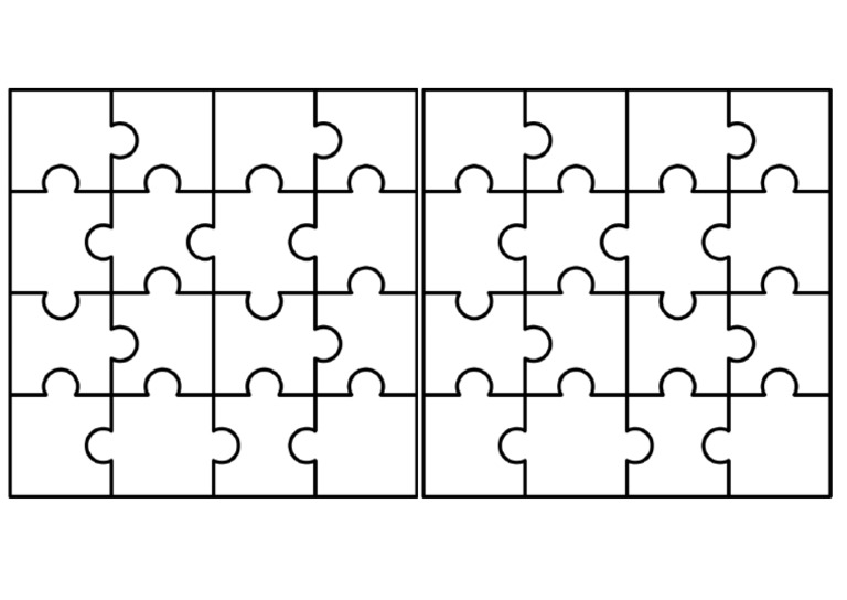 Puzzle Plantilla | PDF